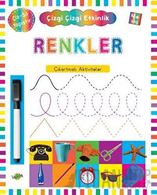 Renkler 4 Yaş ve Üstü - Çizgi Çizgi Etkinlik Kolektif